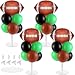 Amazon.com: 4 Sets Football Party Balloons Stand Kit with 4 Rugby Ball ...