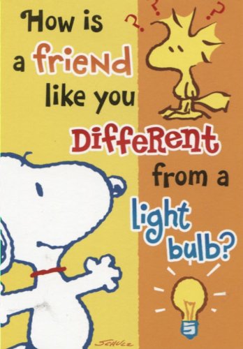How Is a Friend Like You Different... (Dayspring 7375-3) - Snoopy ...