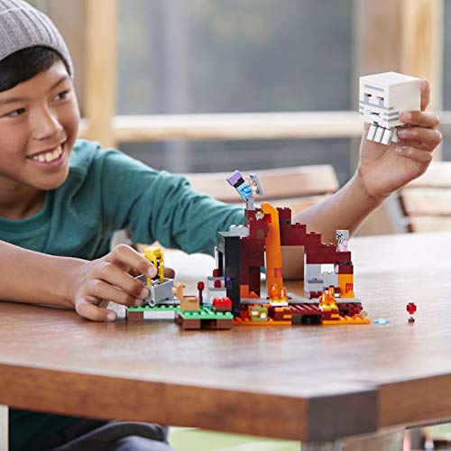 LEGO 21143 Minecraft The Nether Portal Building Kit, Steve Minifigure ...