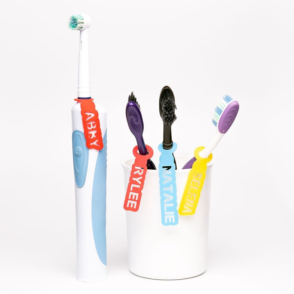 Amazon.com: Name-Me ARG Customizable Silicone Name Tags for ...