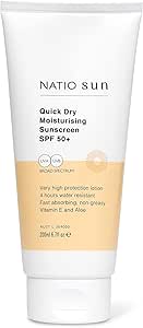 Natio Australia Quick Dry Moisturising Sunscreen SPF 50+ 200ml 200ml ...