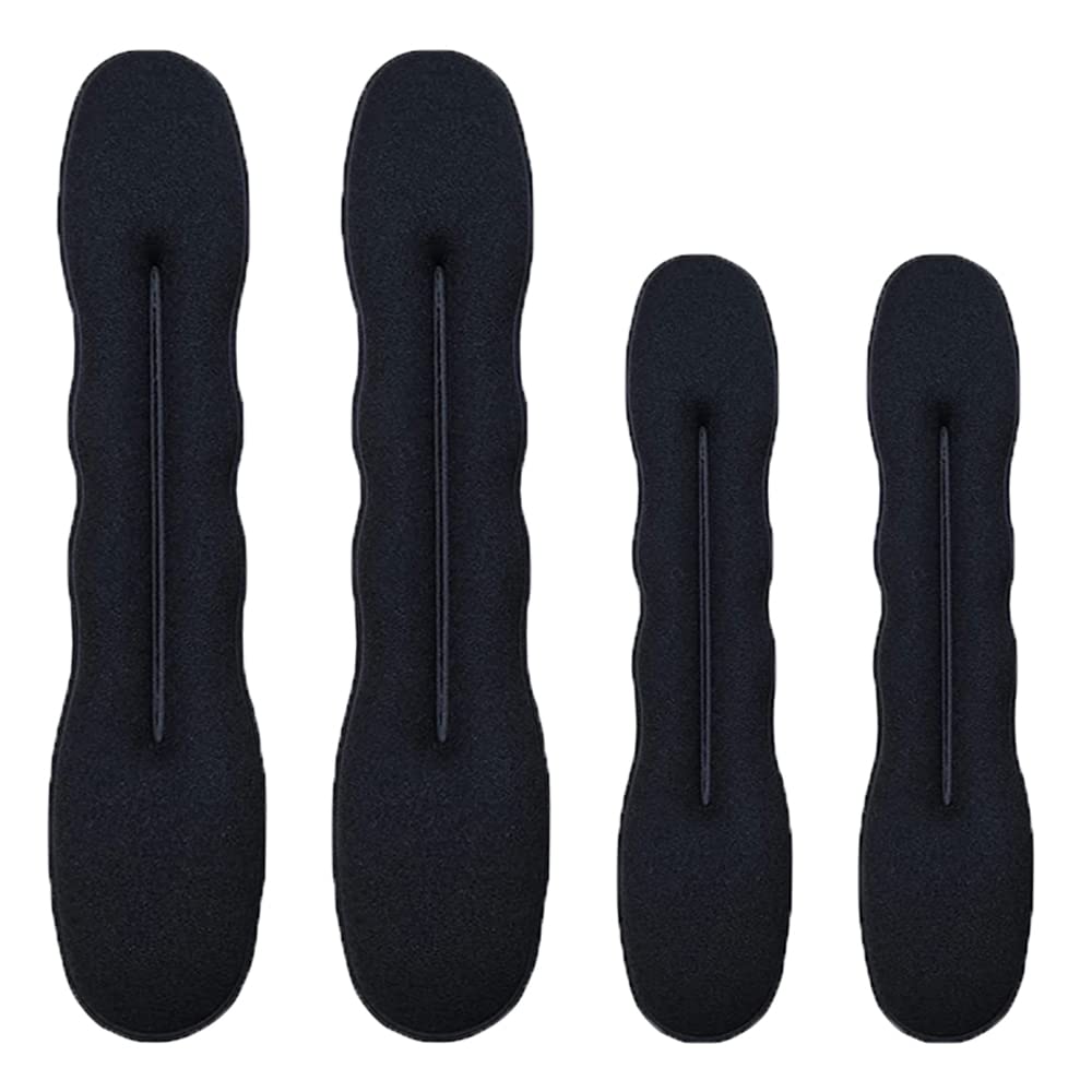 Amazon.com: 4 Pack Hair Bun Maker for Hair Donut Bun Maker,Magic Snap ...