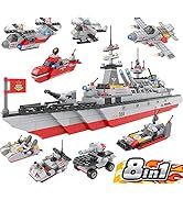 Amazon.com: EP EXERCISE N PLAY City Military Tank Army Building Block Sets, 6 in 1 Armored ...