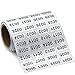 Consecutive Number Label Stickers Waterproof Inventory Number Stickers ...
