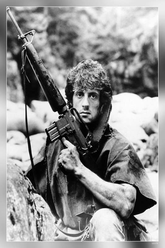 PostersWorld Rambo Movie Matte Finish Paper Poster Print 12 x 18 Inch ...