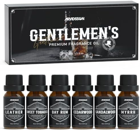 Amazon.com: Essential Oils for Men, ARVIDSSON Masculine Essential Oils ...