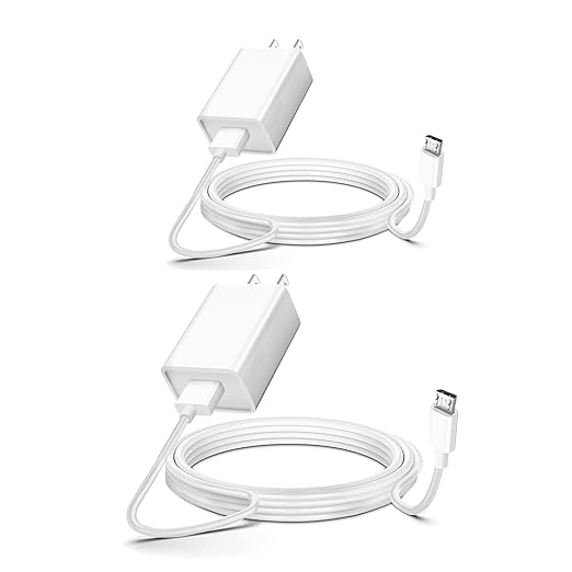 Amazon.com: 2 Pack 10Ft Charging Power Cable Cord for Arlo Pro/Pro2 ...