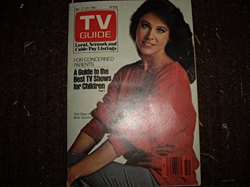 TV Guide December 17, 1983 Erin Gray on Silver Spoons, Earl Hamner Jr ...