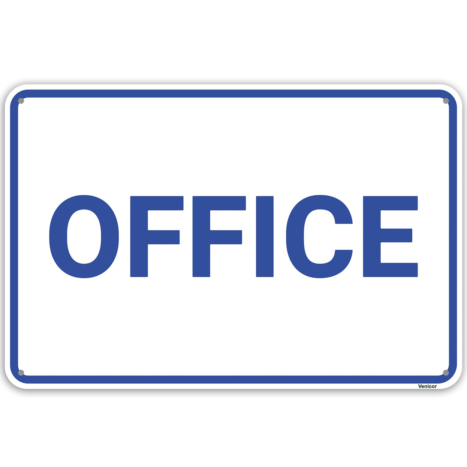Amazon.com : 1PC Office Sign, 12 x 8 Inches - Aluminum - Office Door ...
