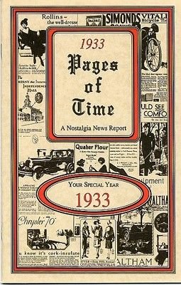 1933 Pages of Time: Interactive Books: 9781560460336: Amazon.com: Books