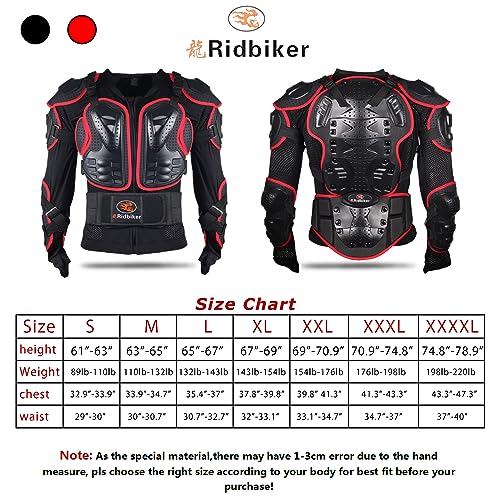 Snapklik.com : Motorcycle Jacket Full Body Armor, Chest Protection Dirt ...