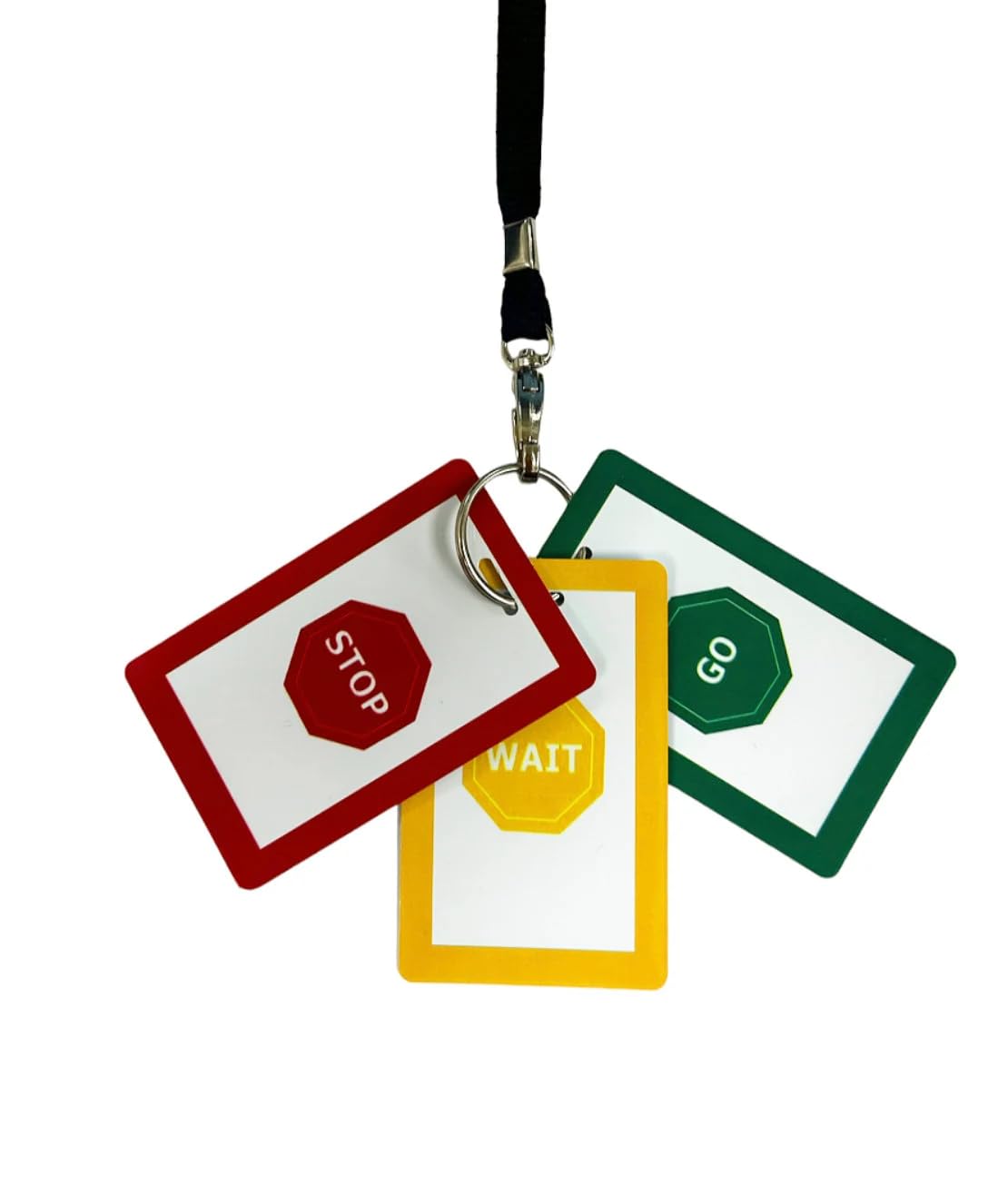 Traffic Light System Cards - Autism/Hidden Disability with Black ...