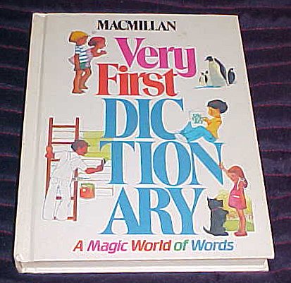 Macmillan Very First Dictionary (Magic World of Words) Hardback (Weekly ...