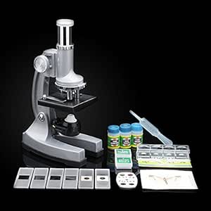 Nostalgic 100X 400X 900X Educational LED Classic Microscope : Amazon.ca ...
