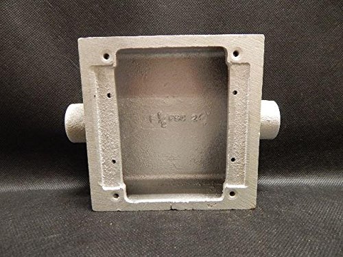 Pyle National F-302-FSC 2 Gang FS Box with 2 1 " Hub Malleable Iron ...