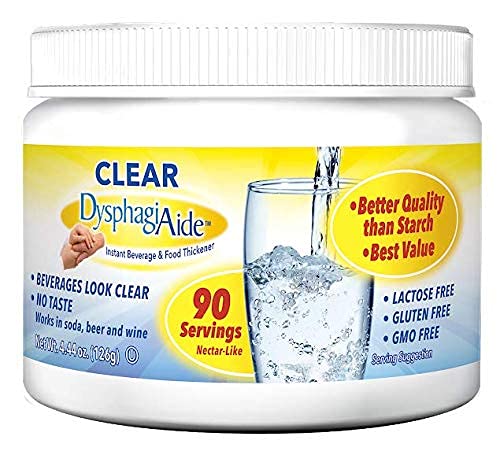 Amazon.com : Clear DysphagiAide Thickener Powder, Instant Thickener for ...