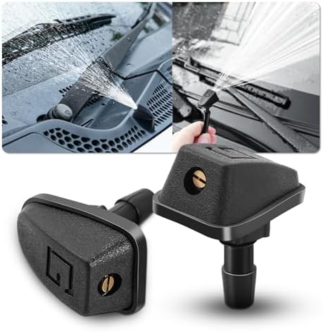 Amazon.com: Bestmoy 2Pcs Front Windshield Washer Nozzles, Adjustable ...