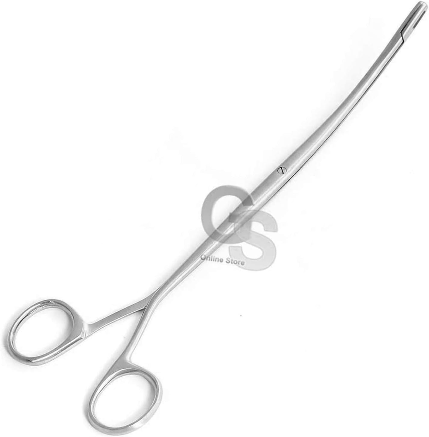 Amazon.com: G.S Randall Kidney Stone Forceps Quarter Curved ...