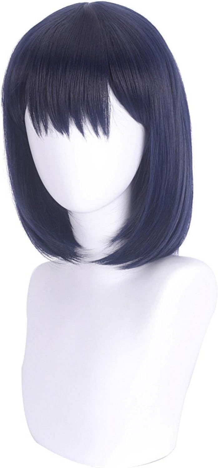 Role Play Wig For Anime Summer Time Rendering Mio Kofune Cosplay Navy ...