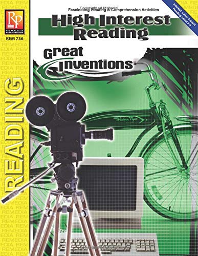 High Interest Reading: Great Inventions | Reproducible Activity Book ...