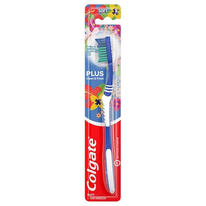 Amazon.com : Colgate Plus Toothbrush Soft - 1 ct : Health & Household