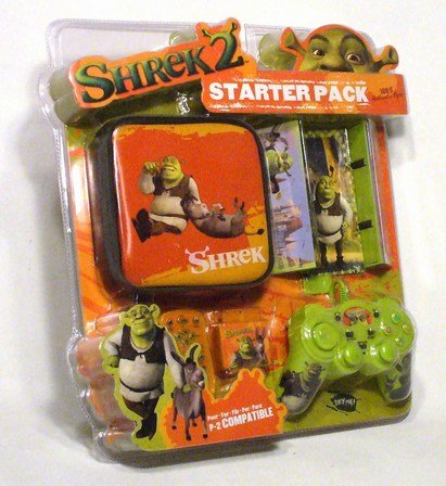 Shrek - Starter Set für PlayStation 2 mit Controller, Fernbedienung ...