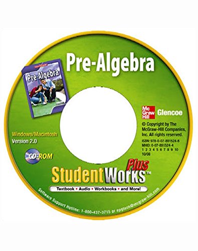 Pre-algebra, Studentworks Plus (MERRILL PRE-ALGEBRA): McGraw-Hill ...