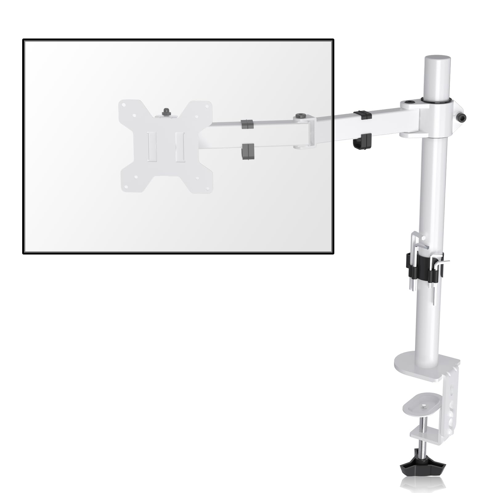 Amazon.com: Suptek Single Monitor Arm Desk Mount Fully Adjustable ...