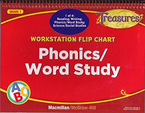 Workstation Flip Chart: Phonics / Word Study Grade 1 (Treasures ...