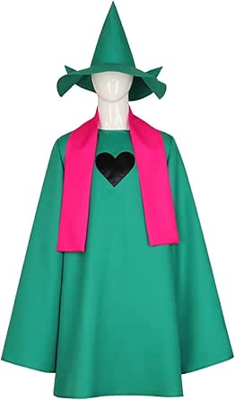 Amazon.com: UPUPCOS Game Deltarune Ralsei Green Cloak Ralsei Cosplay ...