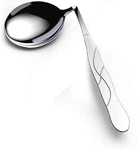 Adaptive Curved Utensils - Anti-Shake Angled Spoon for Elderly ...