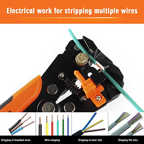 Wire Stripper Crimper Set, 260PCS 0.2~6mm Ferrule Crimper Plier Kit ...