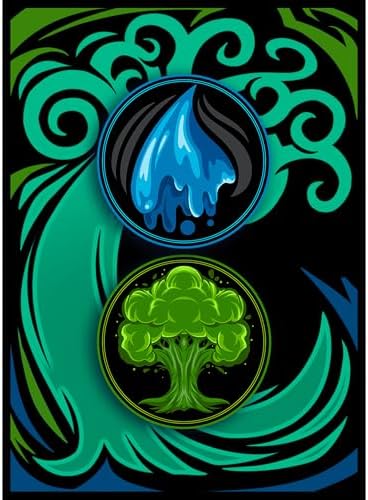 Amazon.com: (Blue Green) - 100ct Matte TCG/MTG Card Art Sleeves by Ai ...