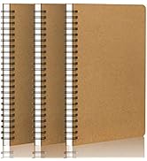 Amazon.com : EUSOAR Graph Paper Spiral Notebook, B5 3Pack 7.3"x10.2 ...