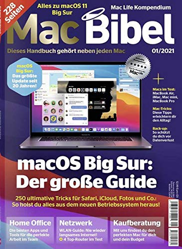 Mac Bibel 2021: macOS big Sur: Der große Guide - Tipps & Tricks : Mac ...