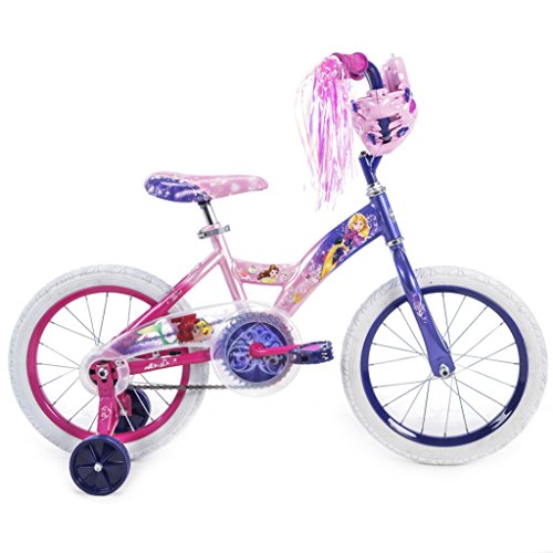 Huffy Girls' 16 Disney Princess Bike With Bubble-Maker,
