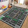 Amazon.com: Kids Rug, City Road Traffic System Playmat Rugs - 5x7 Ft ...