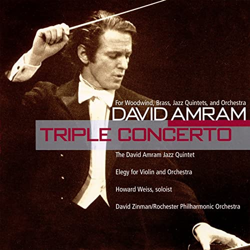 Play David Amram: Triple Concerto & Elegy for Violin and Orchestra by ...
