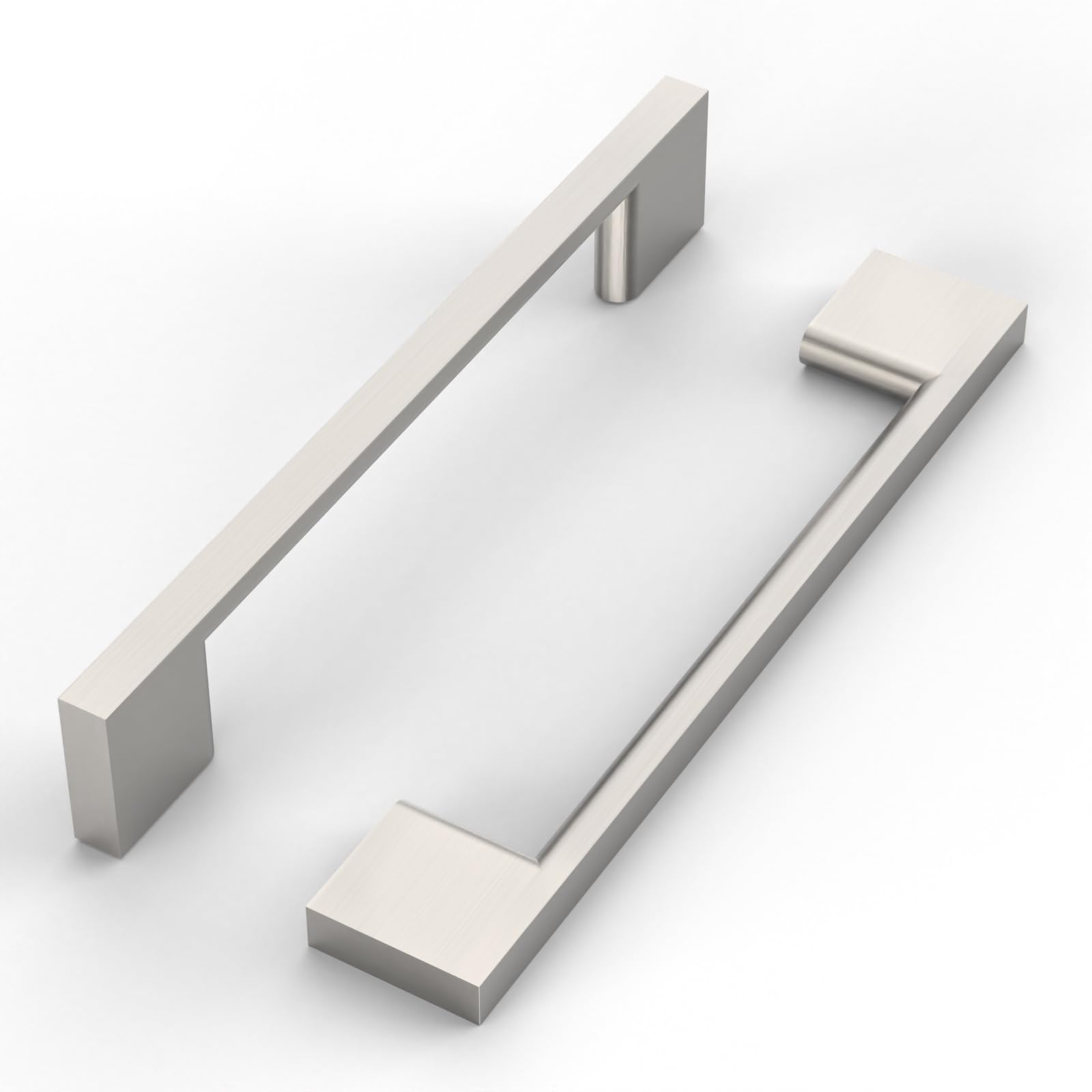 ROMATEE 10 Pack 5 Inch(128mm) Cabinet Pull Brushed Satin Nickel Kitchen ...