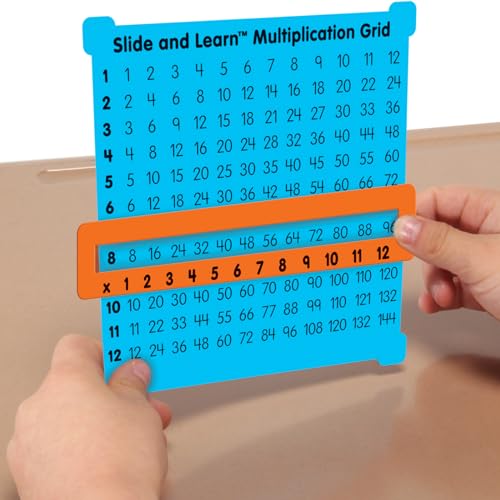 Snapklik.com : Really Good Stuff Slide And Learn Multiplication Grids ...