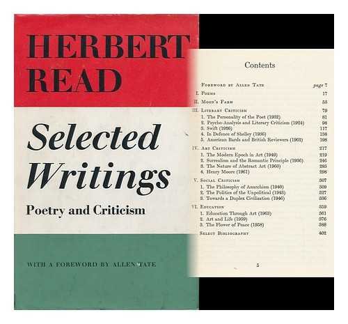 Selected Writings: Read, Herbert: 9780571056521: Amazon.com: Books