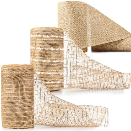 Amazon.com: 6 inch x 30 feet(10 Yards)-YYCRAFT Metallic Poly Mesh ...