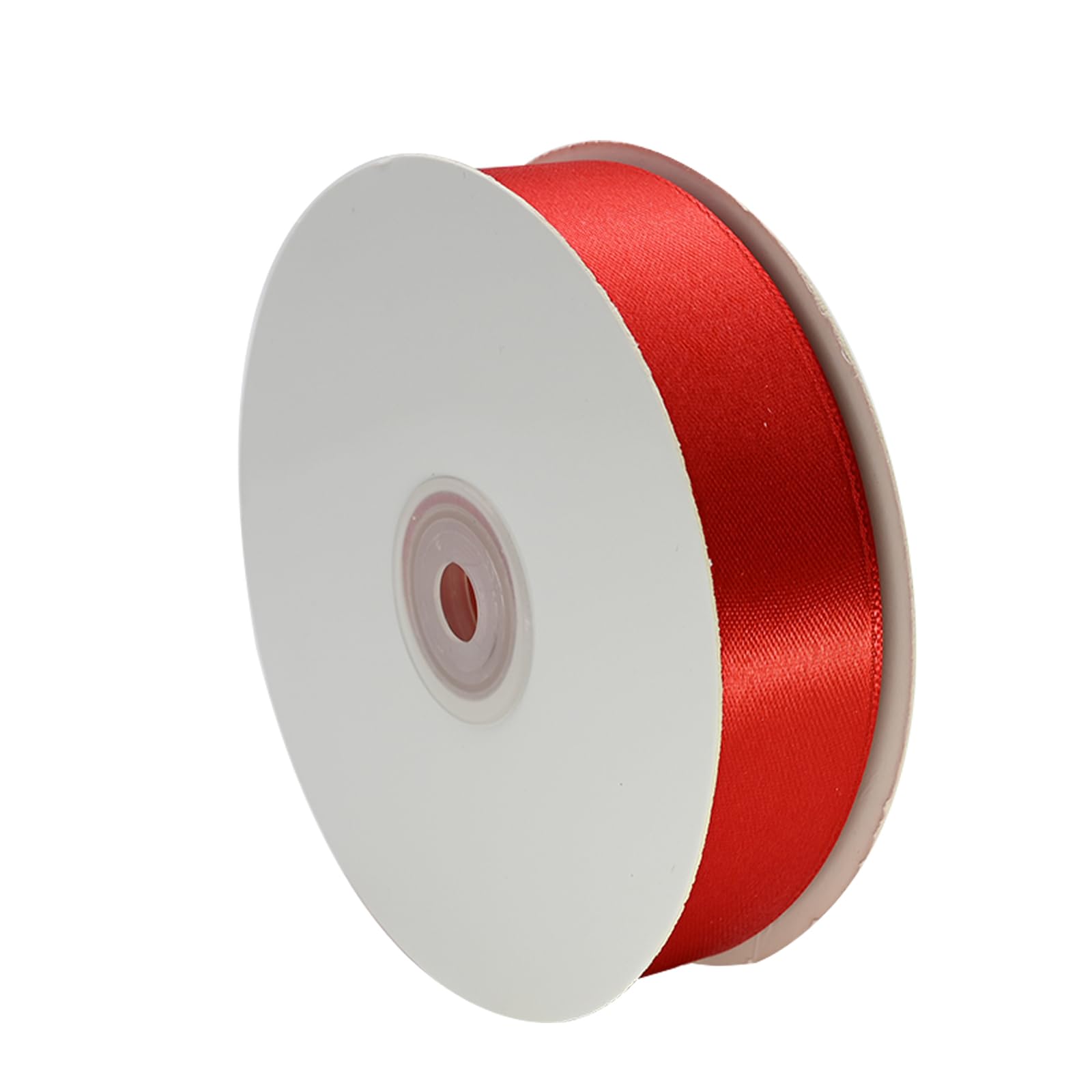 Snapklik.com : Double Face Red Satin Ribbon 1 Inch X 50 Yards Polyester ...