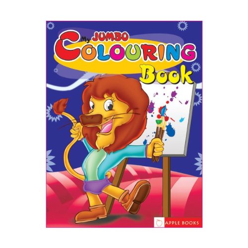 My Jumbo Colouring Book- Blue: Apple Books: 9788179042564: Amazon.com ...
