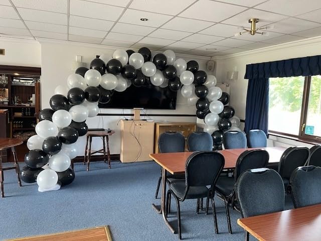 MUAEEOK Balloon Arch Stand with Base, 10ft Wide Adjustable Ballon Arch ...
