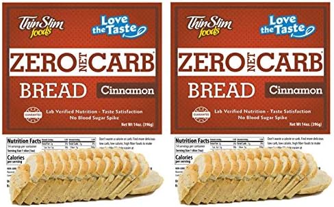 Amazon.com: ThinSlim Foods Zero Net Carb Keto Bread | Low Carb Bread ...