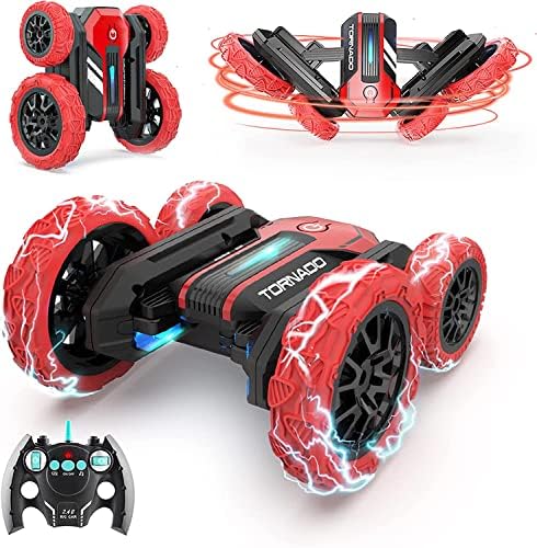 ENYEE Remote Control Car - Double Sided RC Stunt Car, 360 Flip Spinning ...