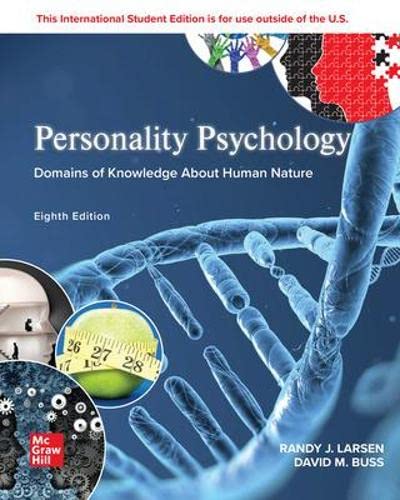 Personality Psychology: Domains of Knowledge About Human Nature ISE ...