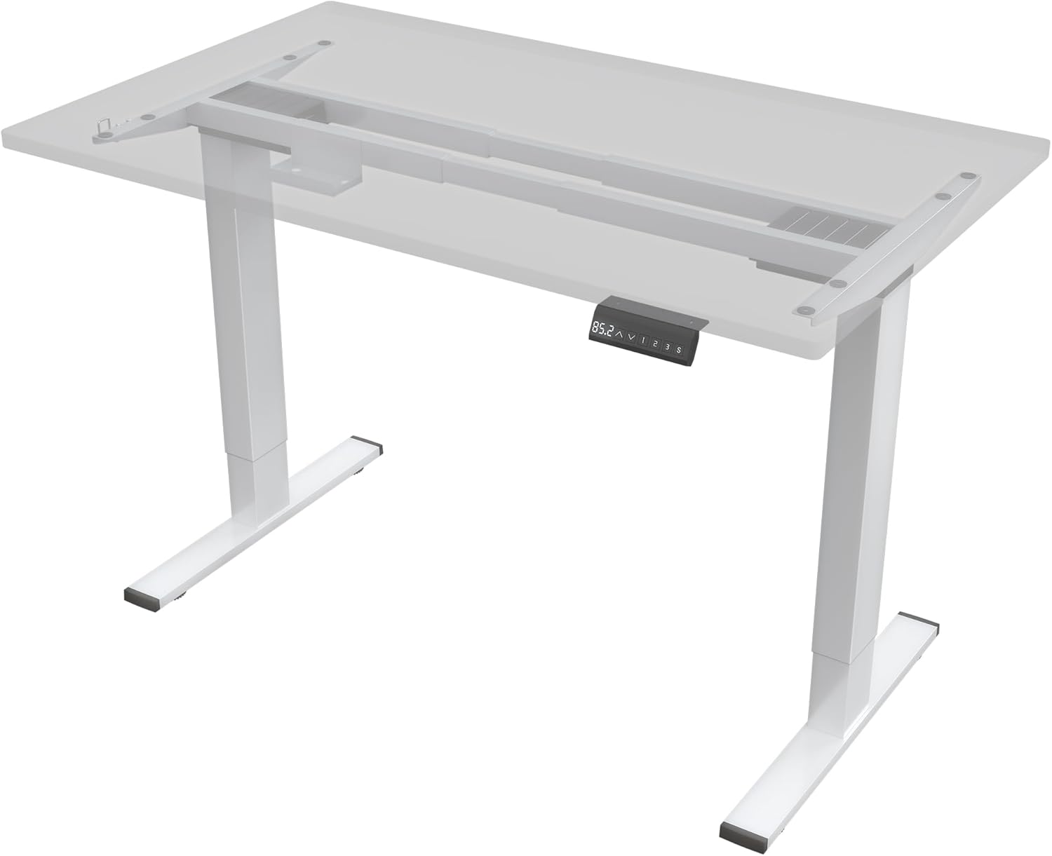 Amazon.com: Flamaker Electric Dual Motor Standing Desk Frame Legs ...