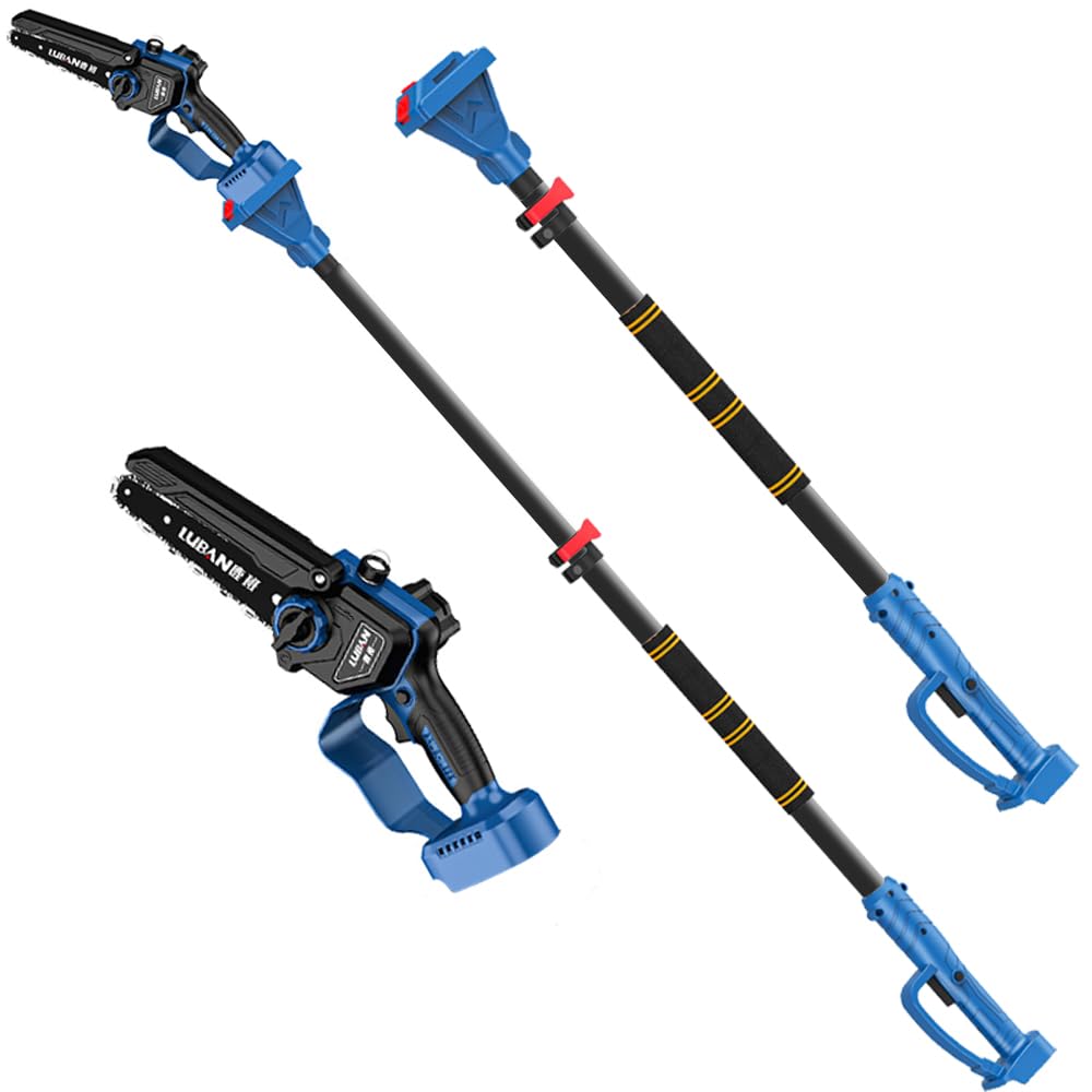Amazon.com: IRONFACE 2-in-1 Cordless Pole Saw and Mini Chainsaw Combo ...